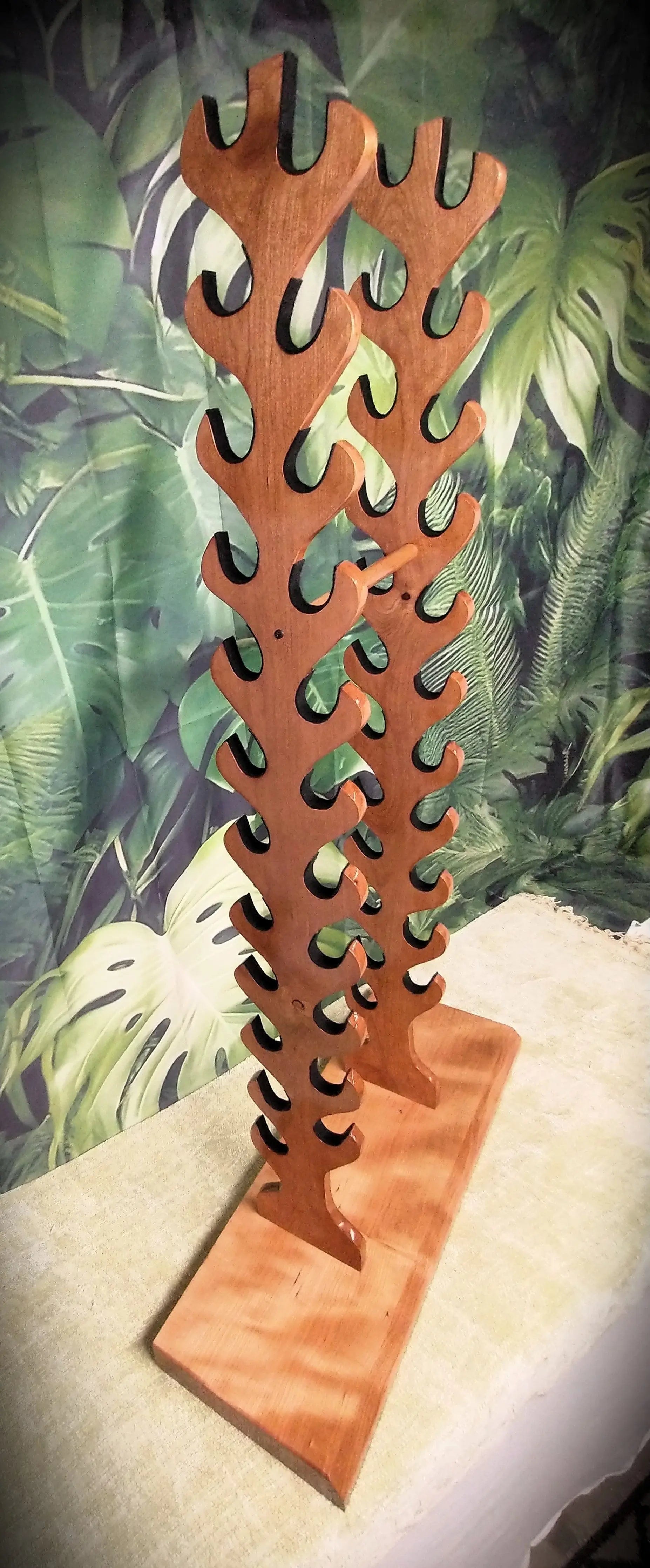 Professional 23 Tier Quarter Sawn Black Cherry Katana Wakizashi Sword