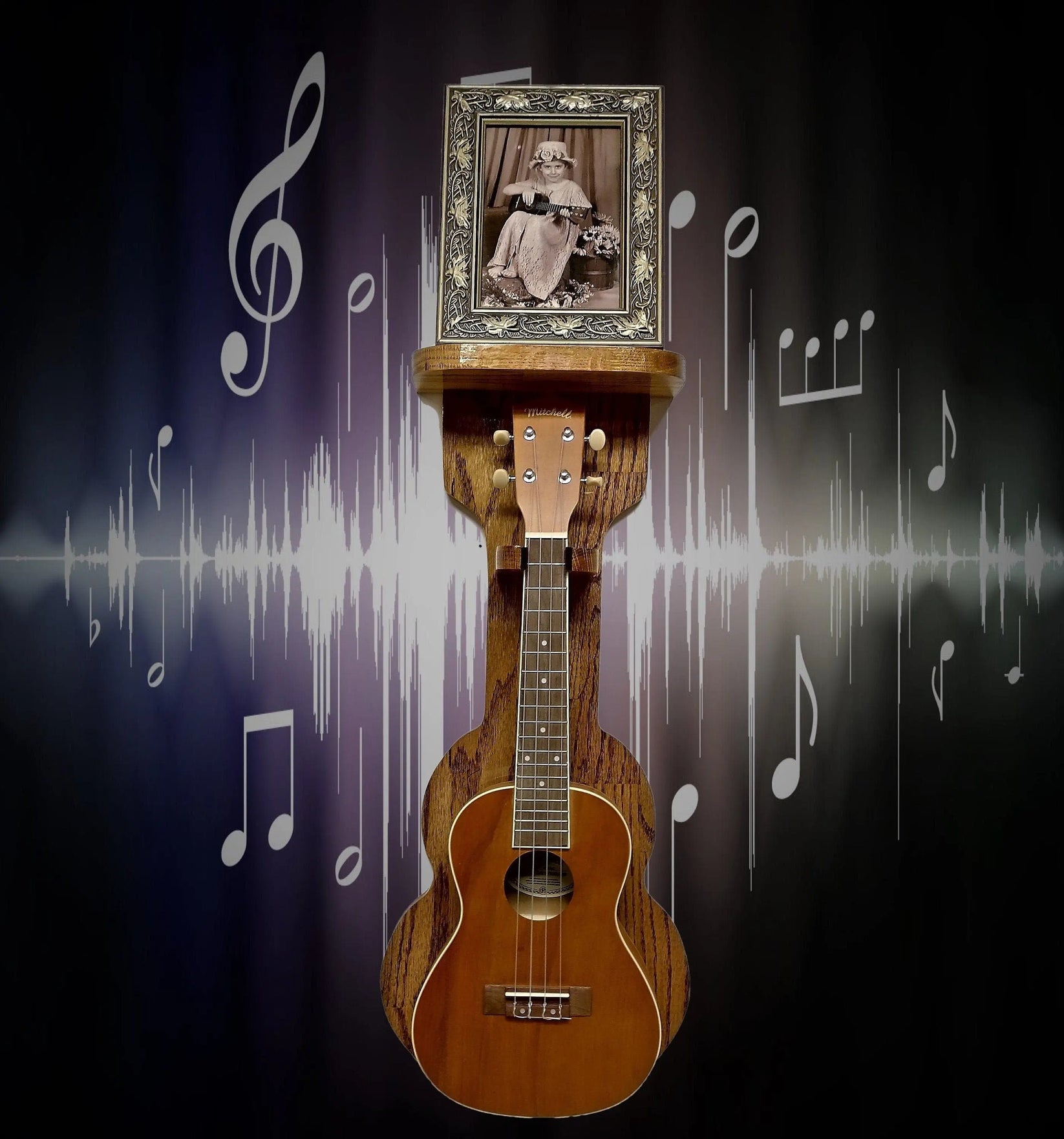 Minimalist Ukulele Rack - Stylish & Functional